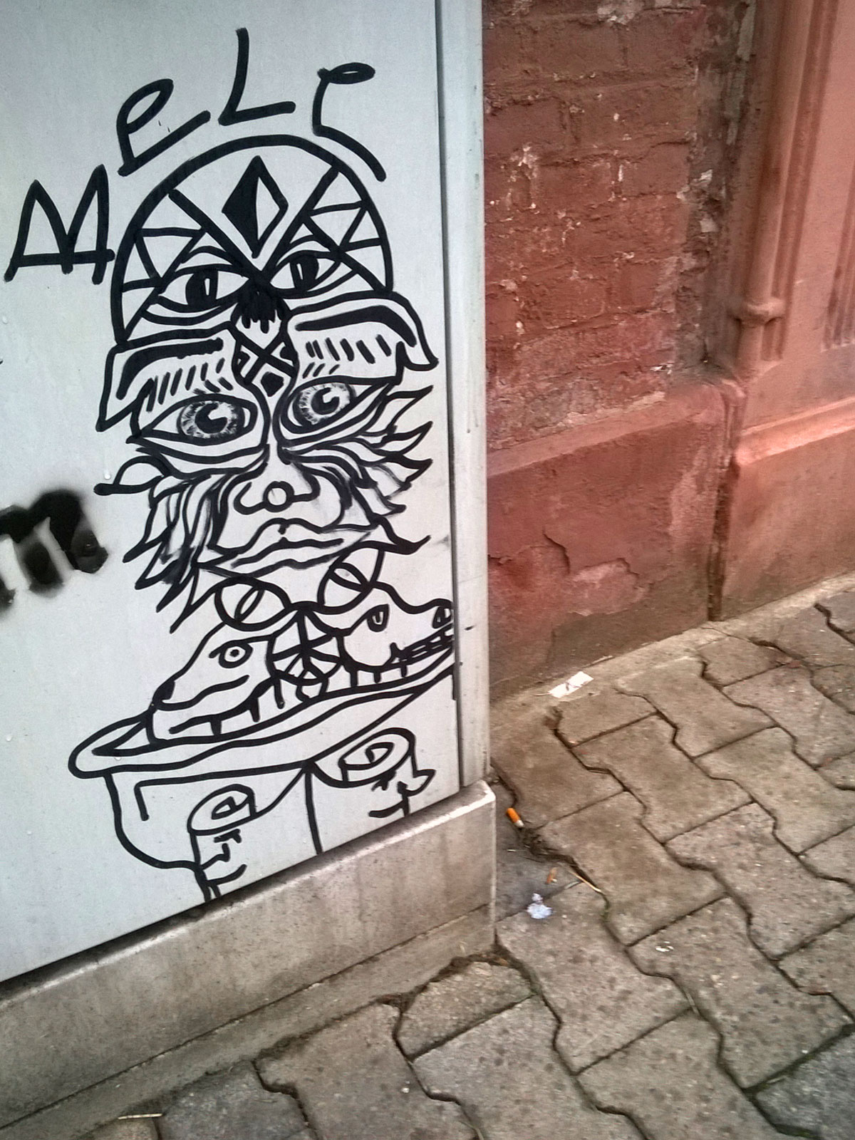 Streetart in Frankfurt von Bele | STADTKIND FRANKFURT