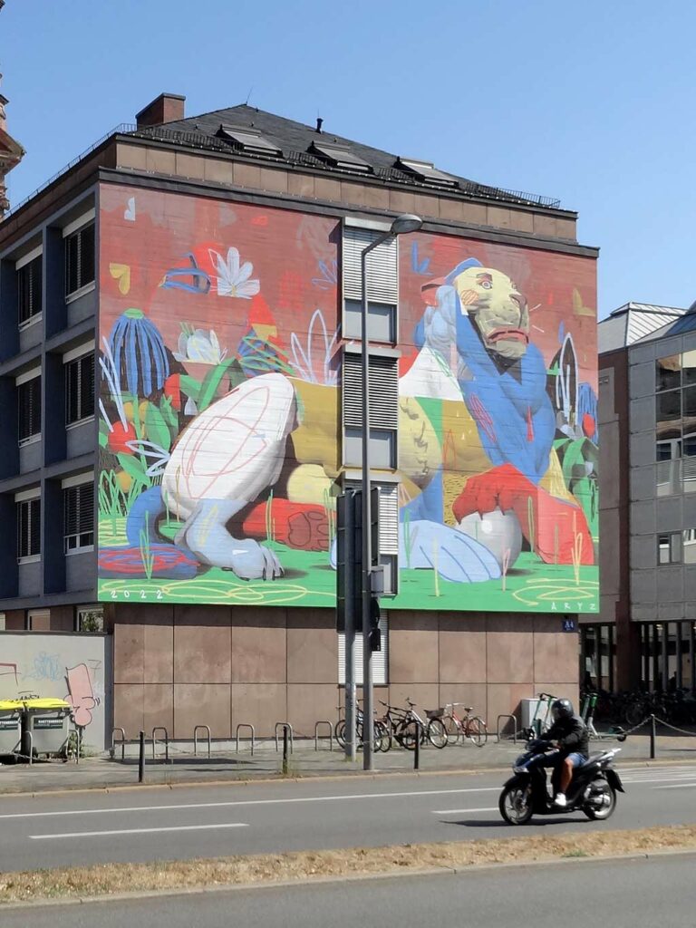 Mural in Mannheim: Aryz – El entreacto – STADTKIND FRANKFURT